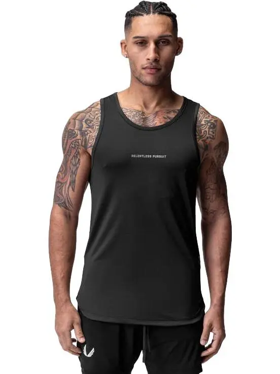 ASRV Aerosilver Performance Tank Top - Black "rp"